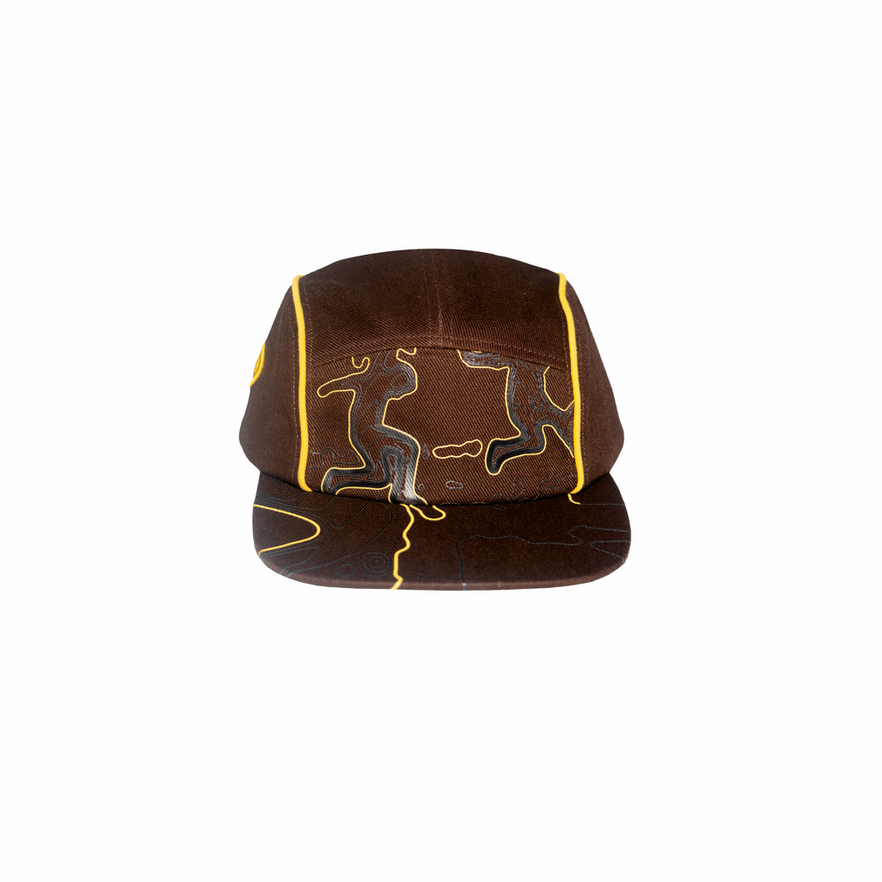 ASG Brown Lines Five Panels Cap